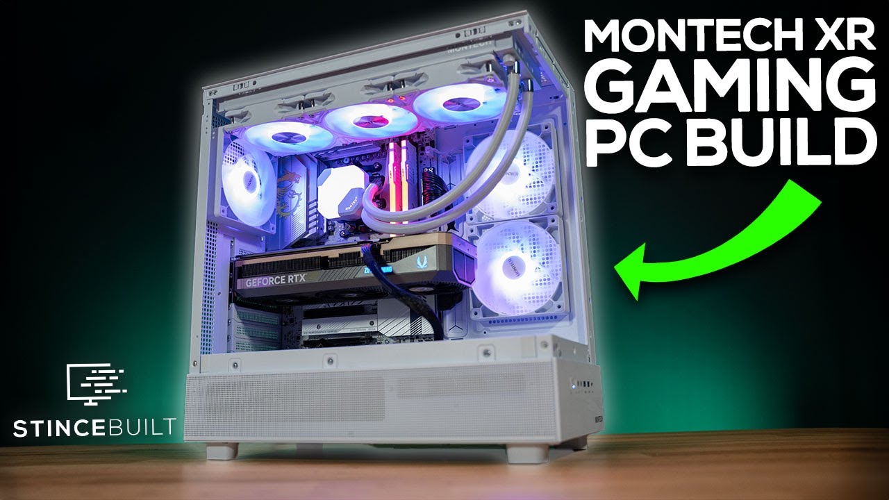 Whiteout Montech XR Gaming PC Build 9800X3D + RTX 5080 - カウマエニー